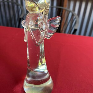 Glass Angel, Angel Figurine, Modern Angel, Angel Sculpture, Angel Decor ...