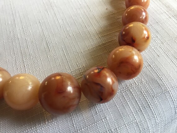 Autumn Necklace, Rust Bead, Retro Bead, Rust Necklace… - Gem