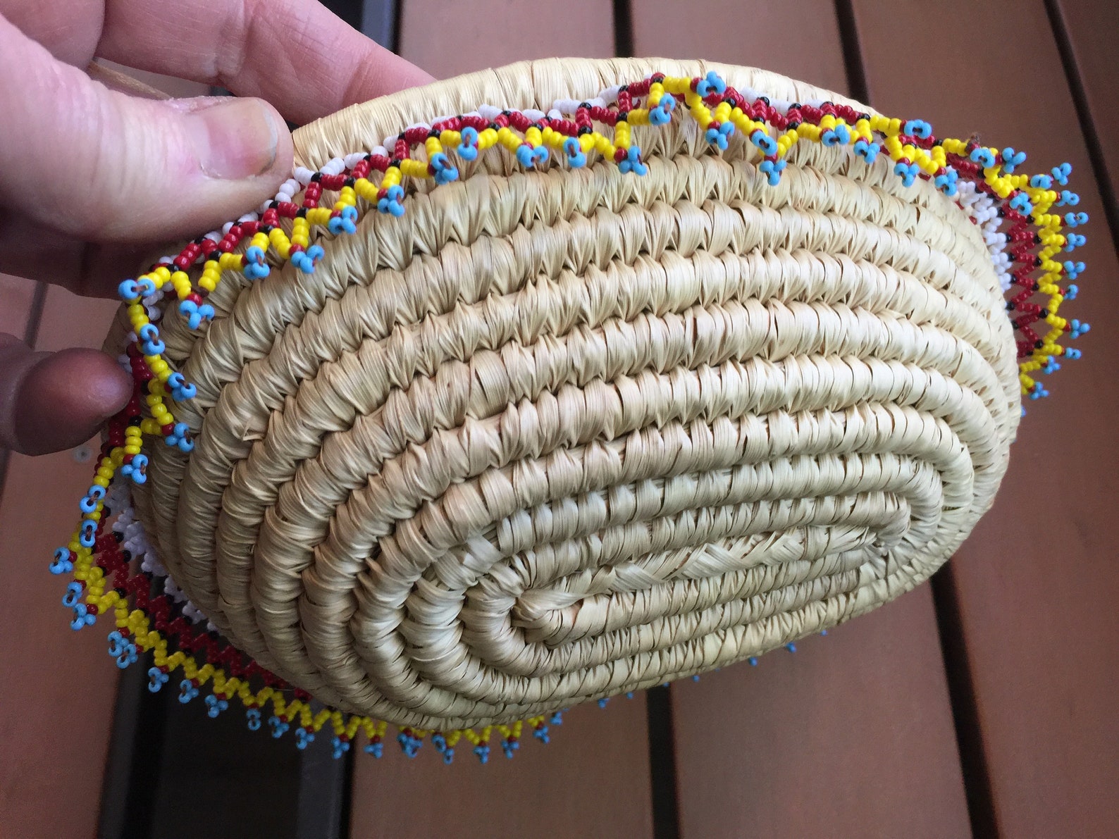 Shallow Basket, Trinket Basket, Decorative Basket, Tabletop Basket ...