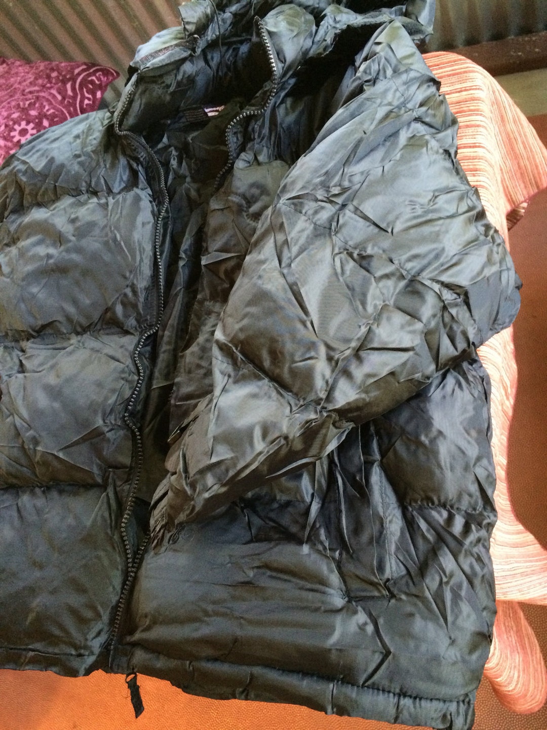 Heavy Men Coat, Puffer Coat, Hood Jacket, Size 3X, Waterproof Jacket ...