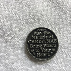 Christmas Token Christmas Coin Xmas Token Religious Token - Etsy