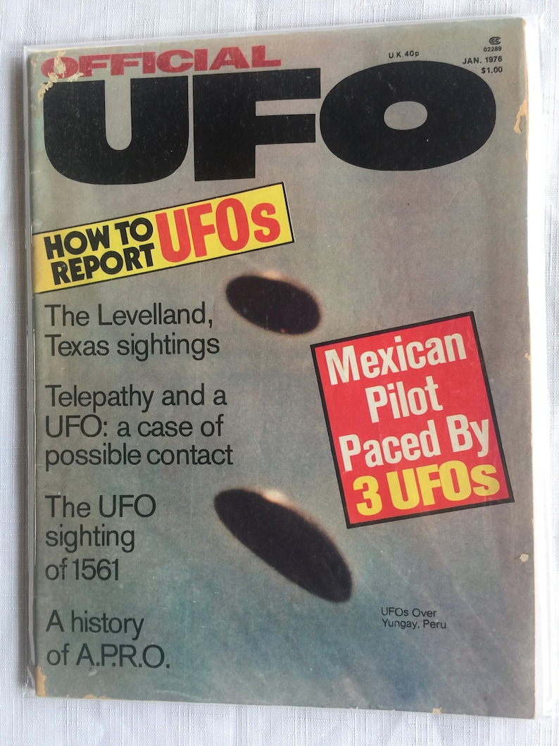 Rare UFO Magazine Retro UFO Magazine UFO Collectible Ufo - Etsy