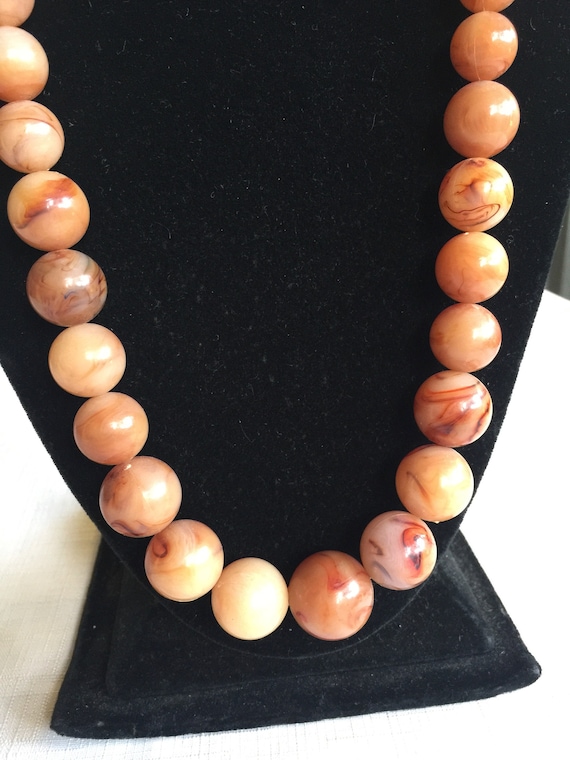 Autumn Necklace, Rust Bead, Retro Bead, Rust Necklace… - Gem