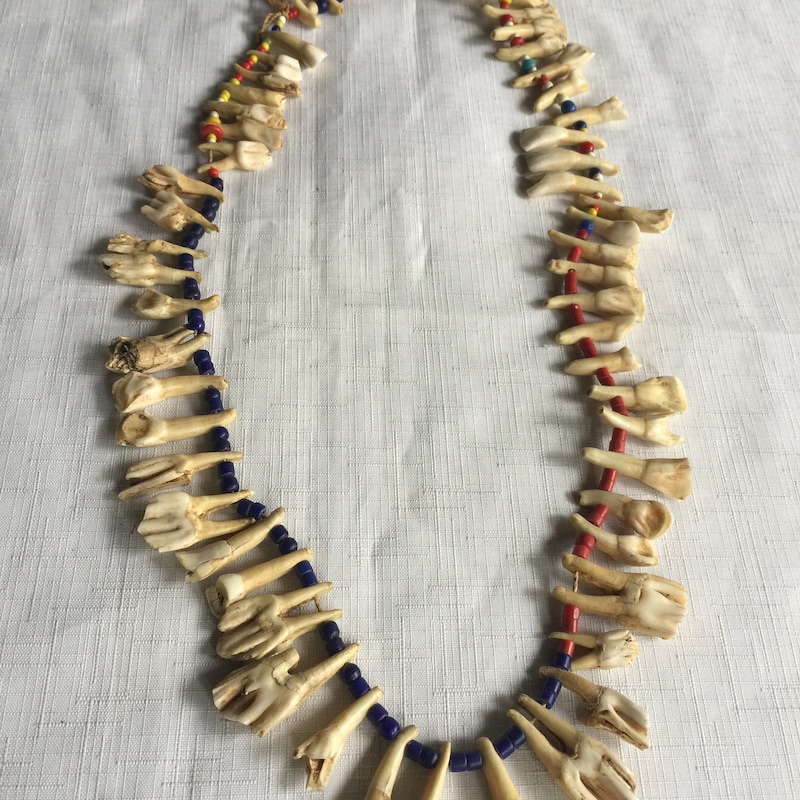 African Beaded Necklace - Etsy