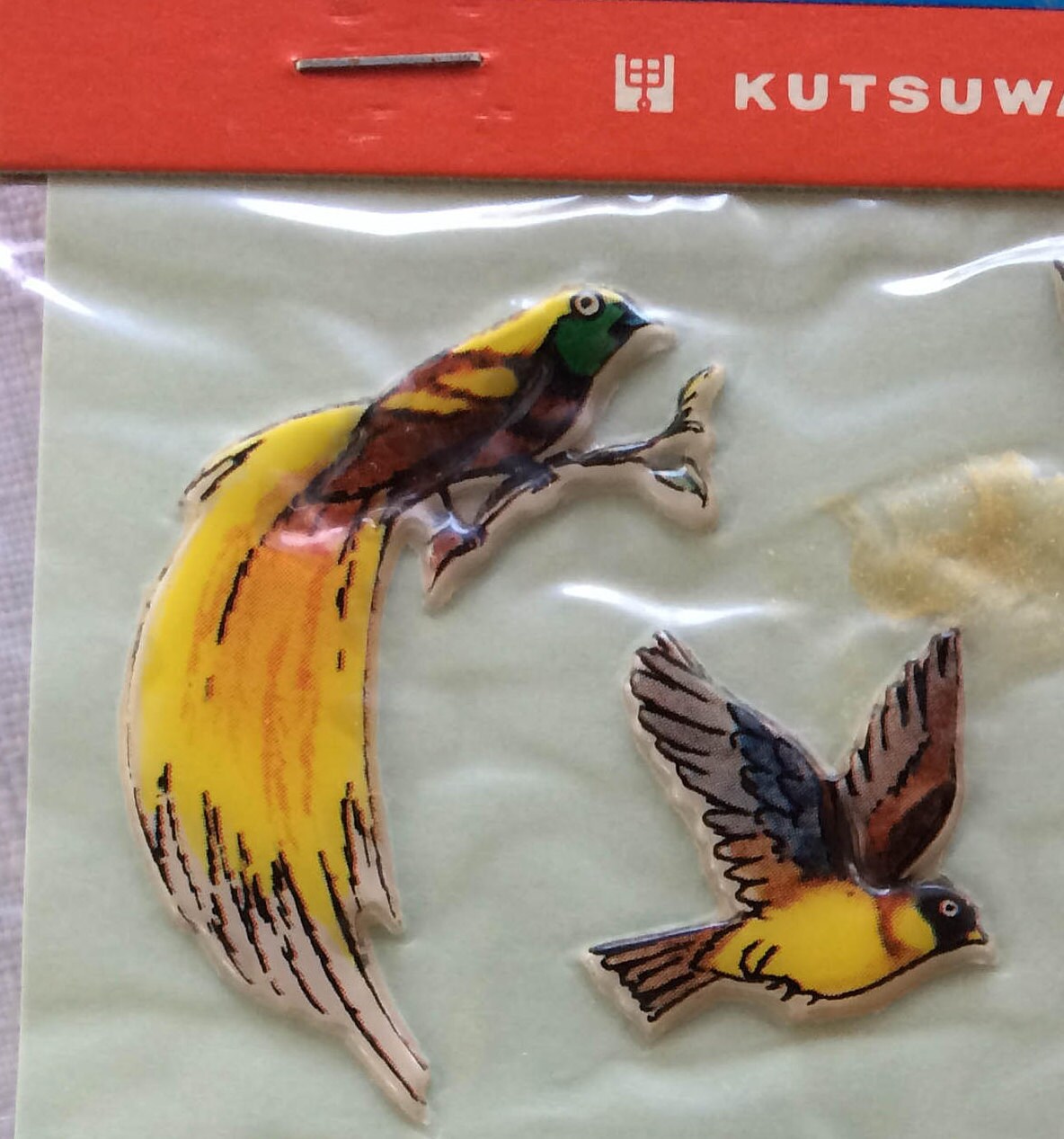 Bird Label, Bird Ephemera, Bird Sticker, Bird Art, Retro Bird, Japan ...