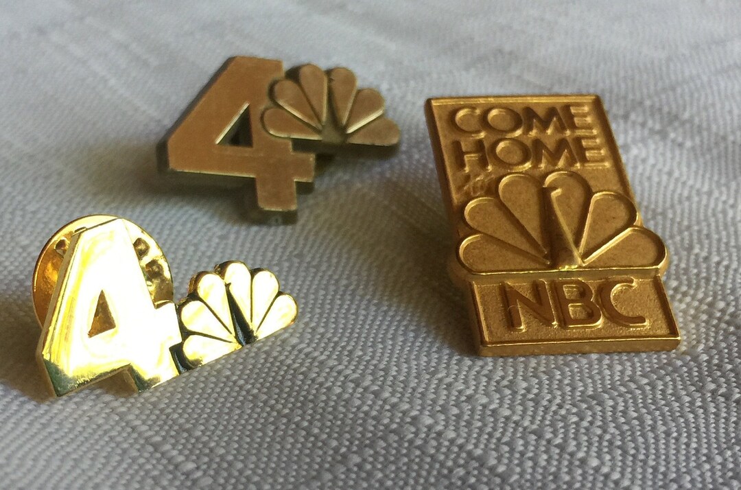 NBC TV Pin, NBC Pin, Tv Gift, Nbc Tie Tack, Nbc Souvenir, Nbc, Nbc Gift ...