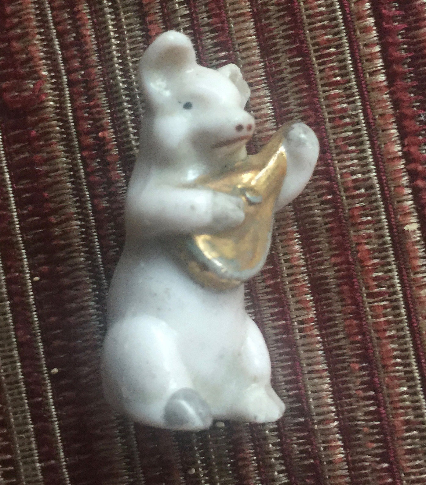 Pig Art Tiny Pig Pig Figurine Pig Figure Porcelain Pig | Etsy