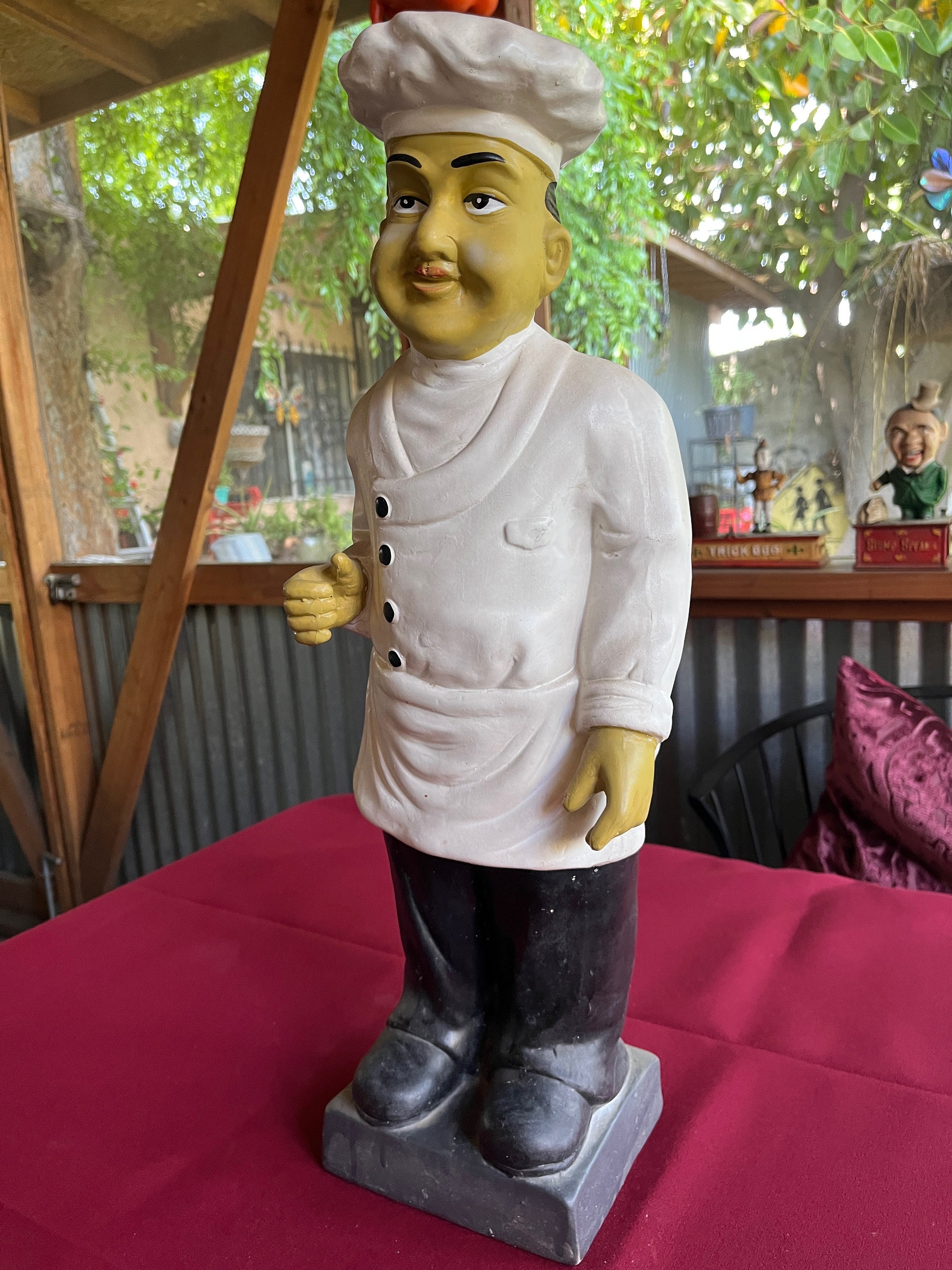 Dining Sculpture, Chef Sculpture, Gourmet Art, Kitchen Art, Cooking ...