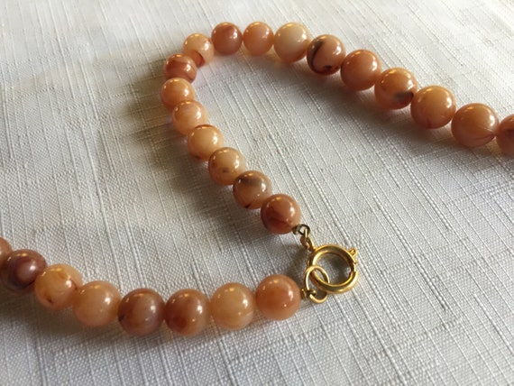 Autumn Necklace, Rust Bead, Retro Bead, Rust Necklace… - Gem