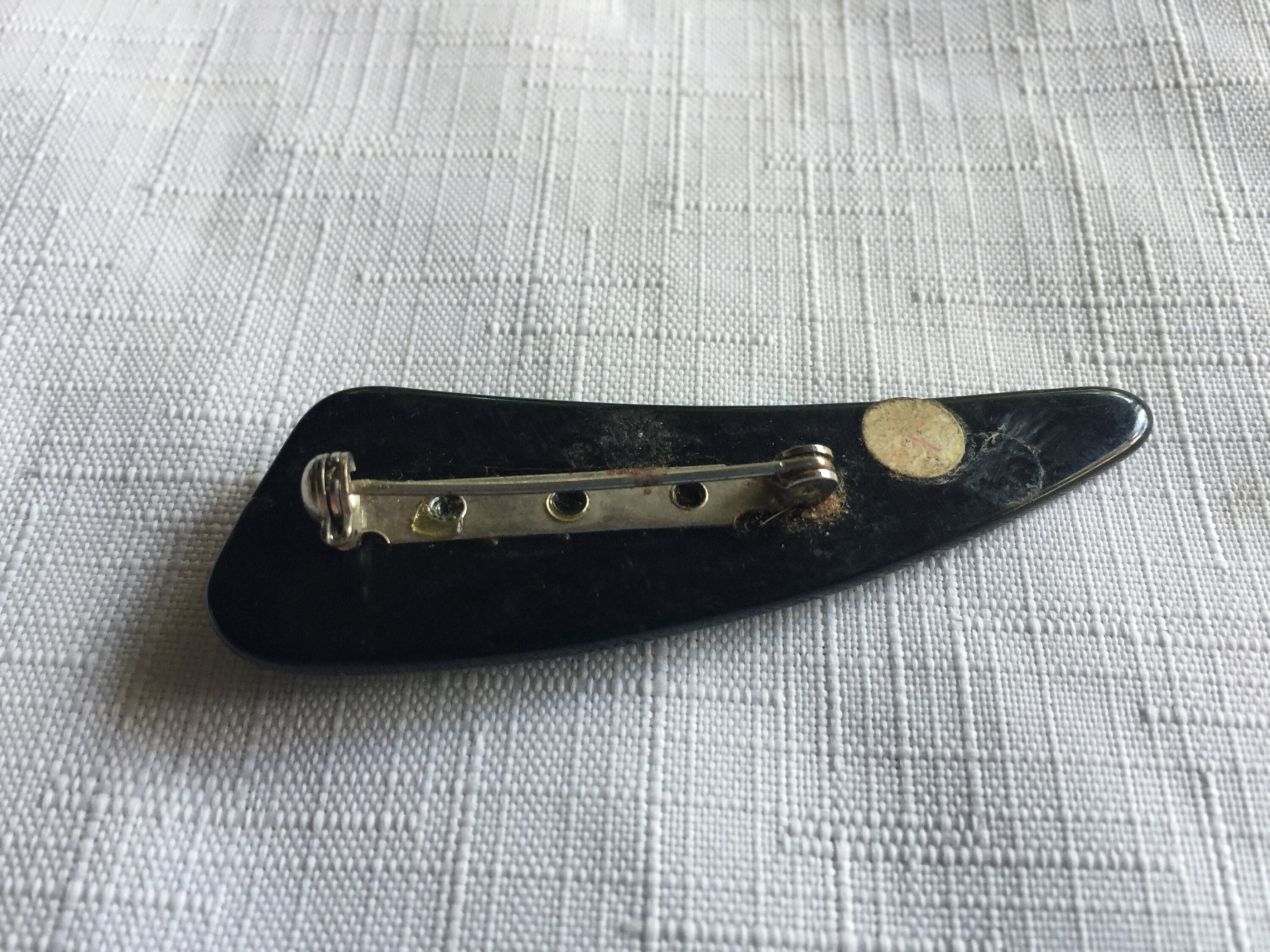 Black Abstract Pin Black Pin Black Broochblack Sparkle - Etsy