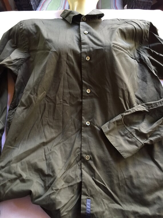 Tailor Green Shirt, Green Cotton Shirt, Cotton Green … - Gem