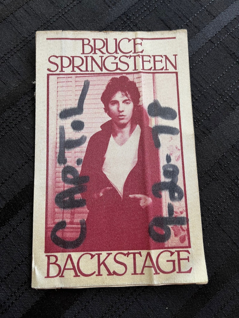 Bruce Springsteen, Backstage Pass, Rock Roll Souvenir, ROCK Collectible ...