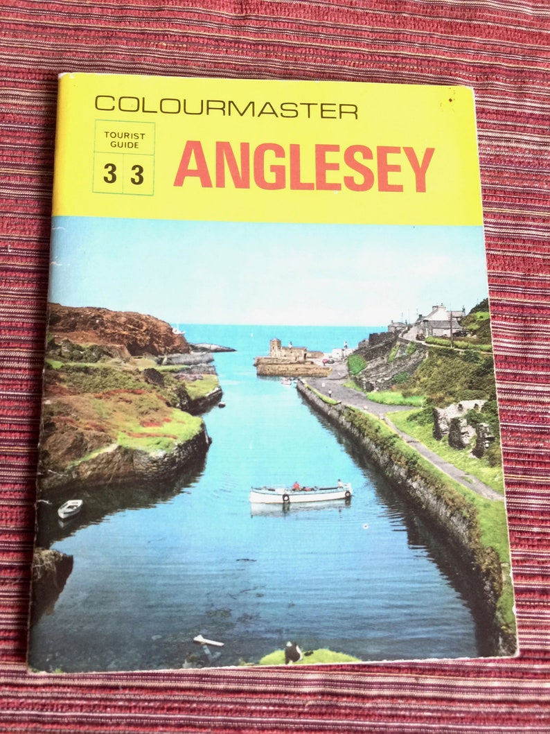 English Tour Book Anglesey England Travel Guide Retro | Etsy