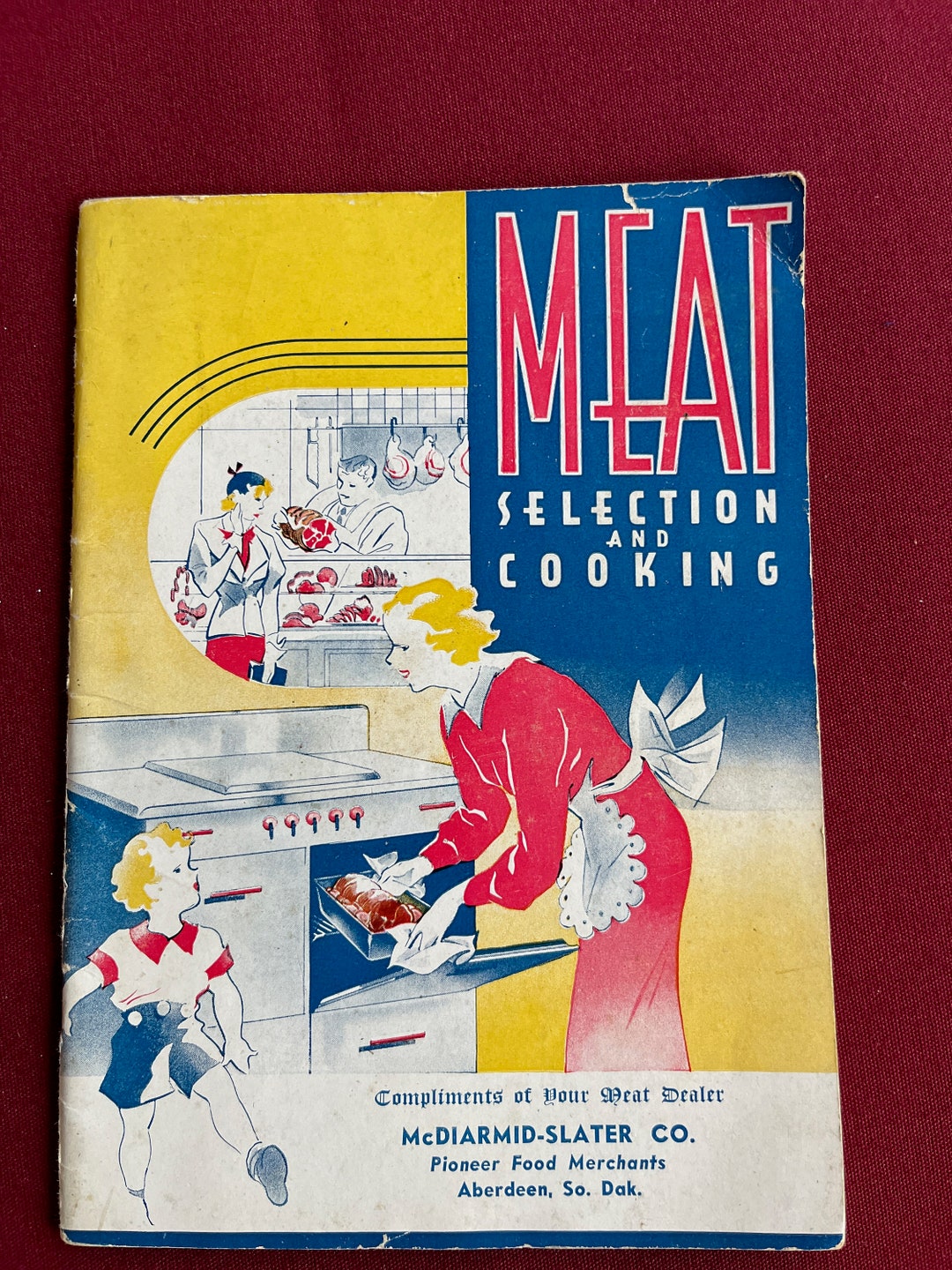 Recipe Book, Meat Book, Retro Recipe, Meateater, Carnivore, Butcher ...