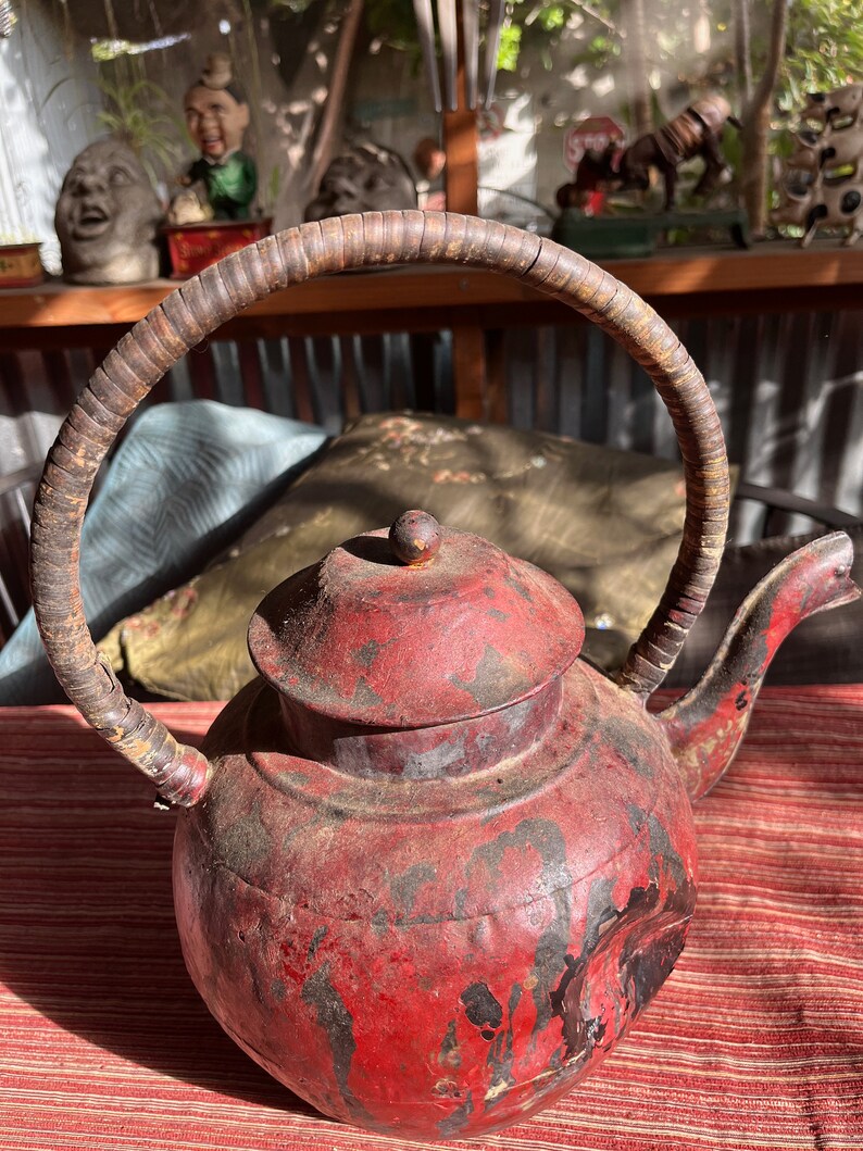 Halloween Teapot, Distress Prop, Halloween Prop, Witch Teapot, Scary ...