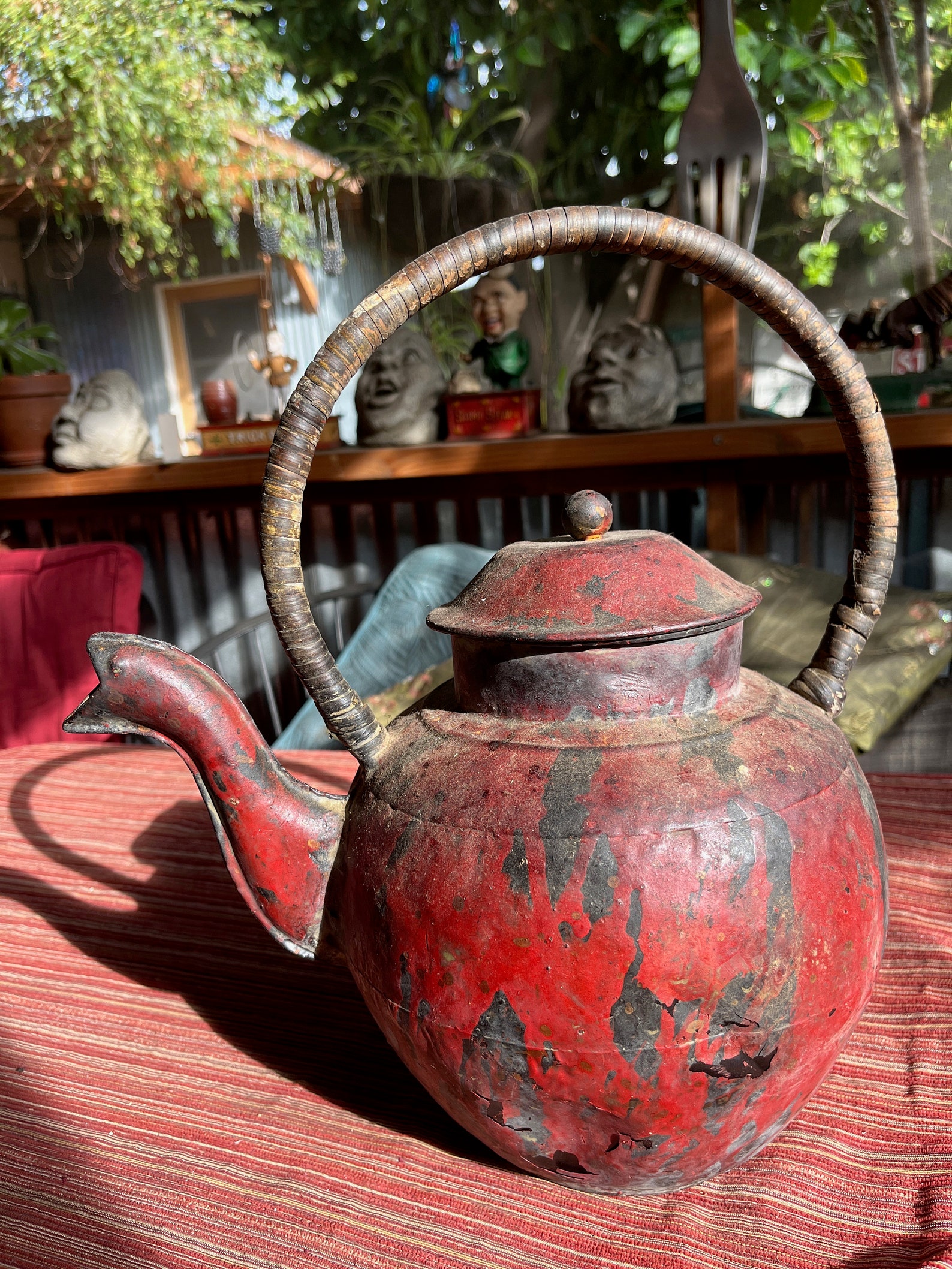 Halloween Teapot, Distress Prop, Halloween Prop, Witch Teapot, Scary ...