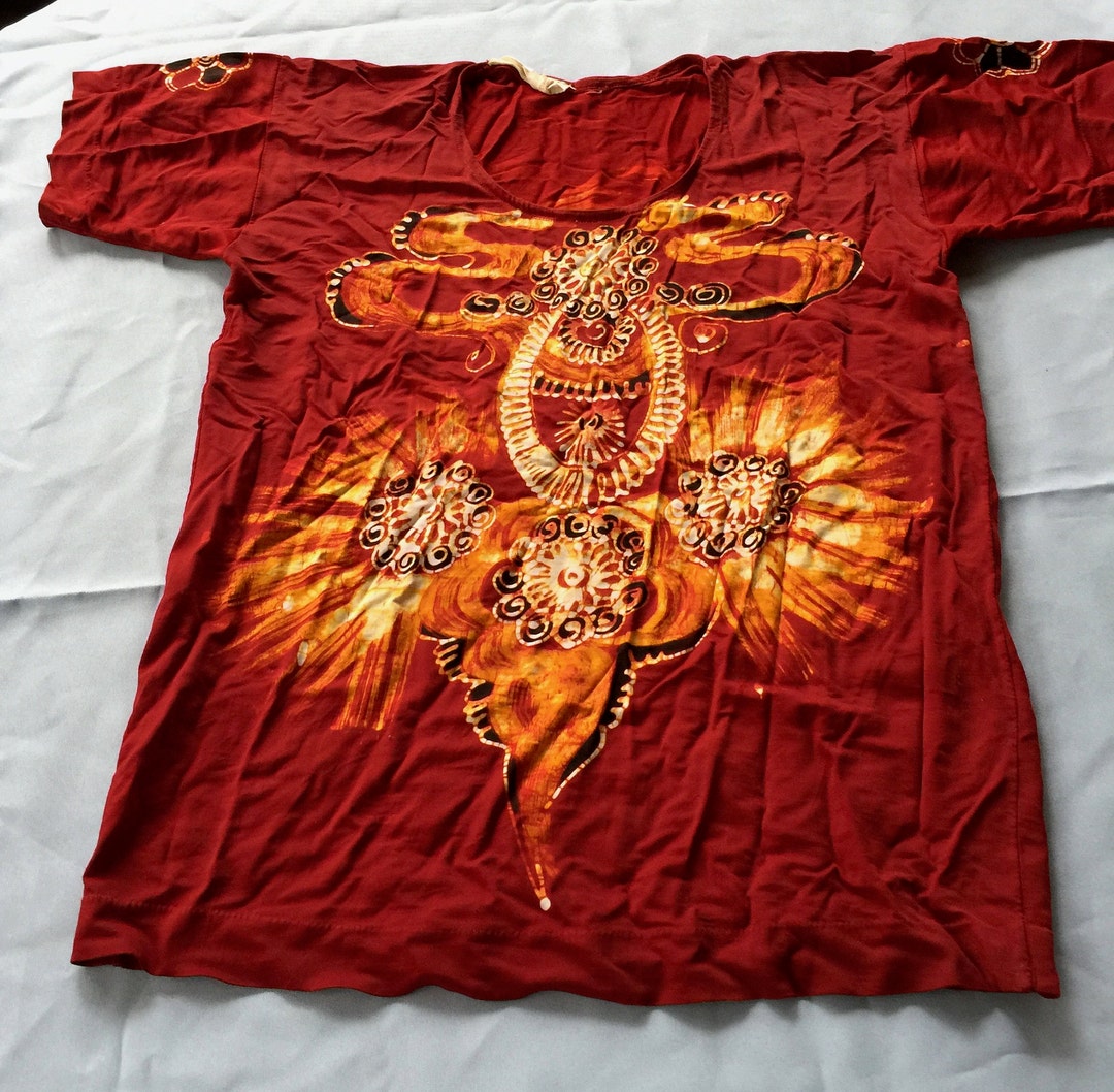 70s India Top, Hippie India Top, Hippie Top, Painted Top, Painted ...