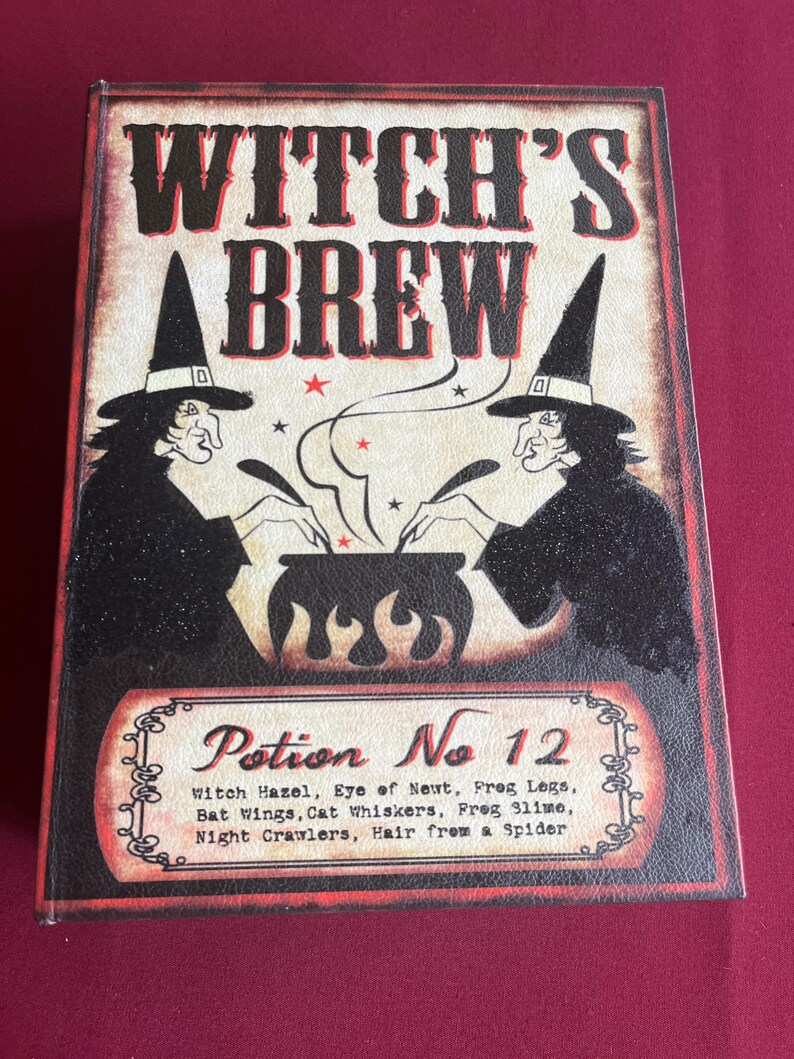 Hollow Book, Occult Gift, Storage Box, Witch, Book Box, Witch Gift ...