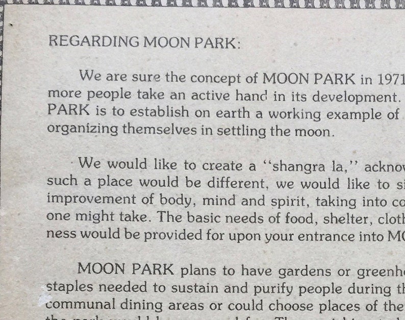 Moon Souvenir, Moon Collectible, Moon Ephemera, Lunar Art, Moon Art ...