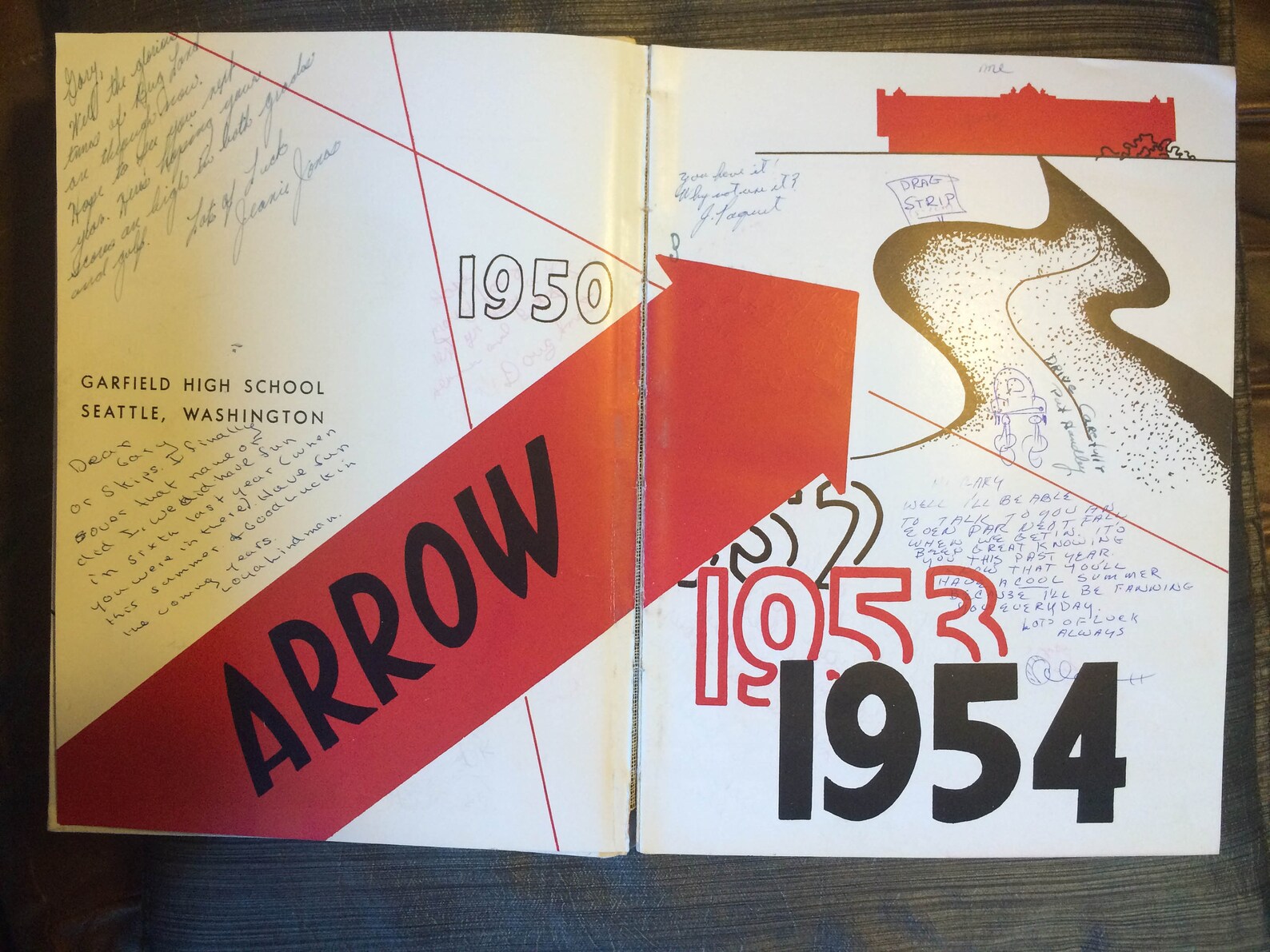 50s Yearbook, 50s High School, Seattle Washington, Seattle Ephemera ...