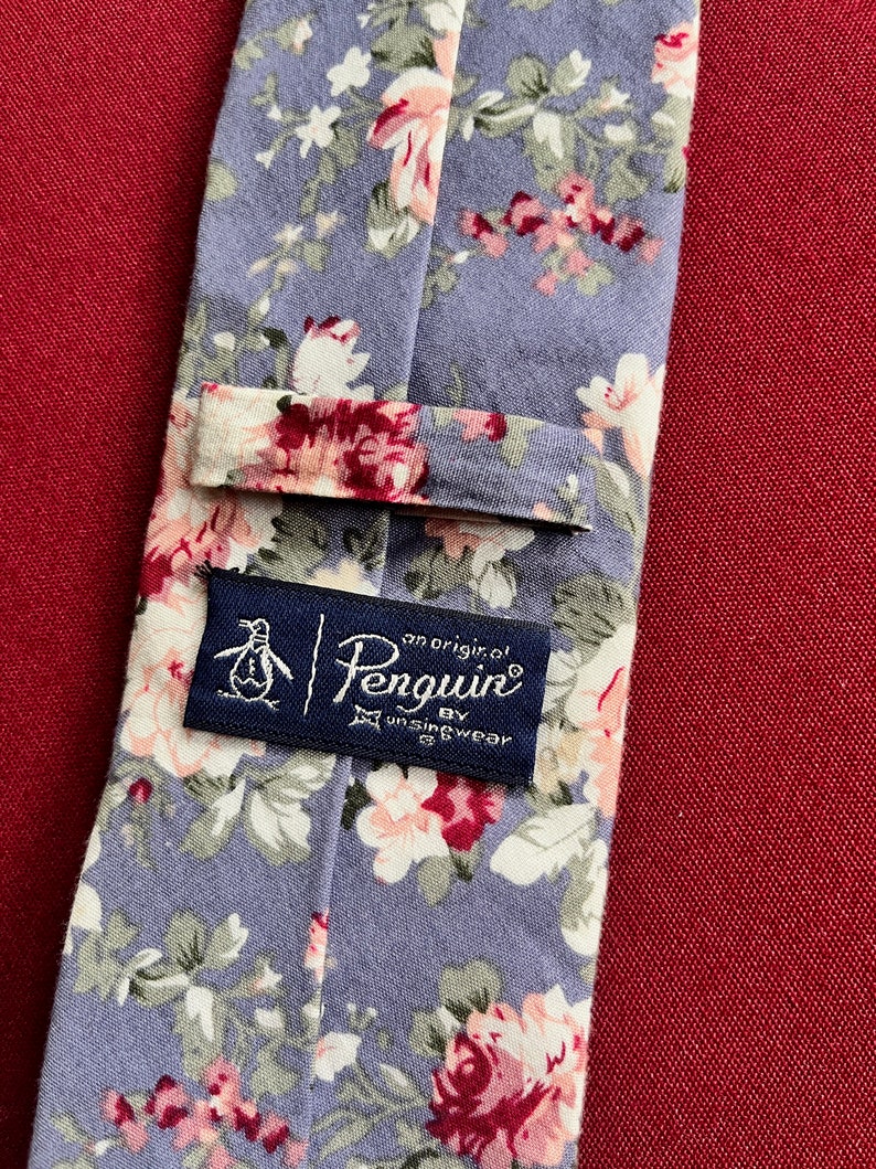 Floral Necktie, Pastel Necktie, Flower Necktie, 70 Necktie, Colorful ...