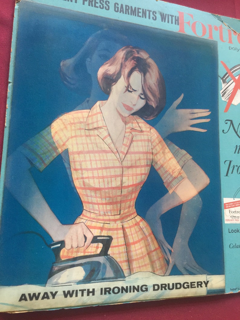 Housewife Art Housework Art 50s Sign Ironing Art Housewife - Etsy
