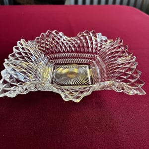 Faceted Candy Dish, Shallow Curl Dish, Detailed Shallow Dish, Candy ...