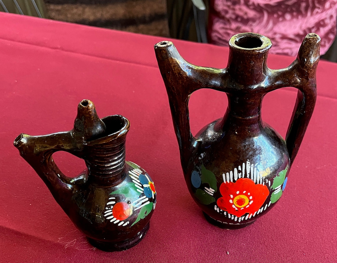 Antique Greek Art, Greek Bottle, Macedonia, Collectible Pottery ...