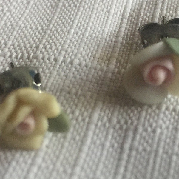 Rosebud Earrings - Etsy