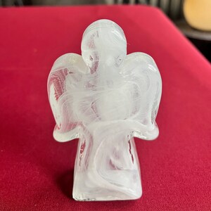 Glass Angel, Angel Figurine, Modern Angel, Angel Sculpture, Angel Decor ...