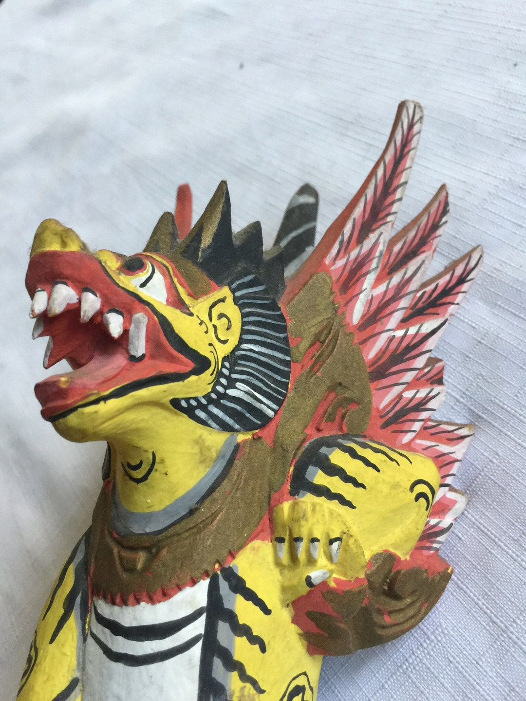 Myth Sculpture, Wood Dragon, Myth Animal, Myth Figurine, Animal ...