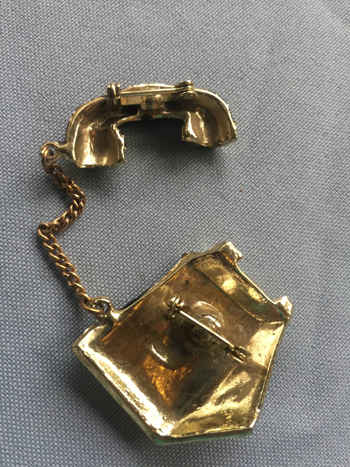 Telephone Pin, Retro Pin, 50s Pin, 50s Brooch, Retro 50s Pin, Telephone ...
