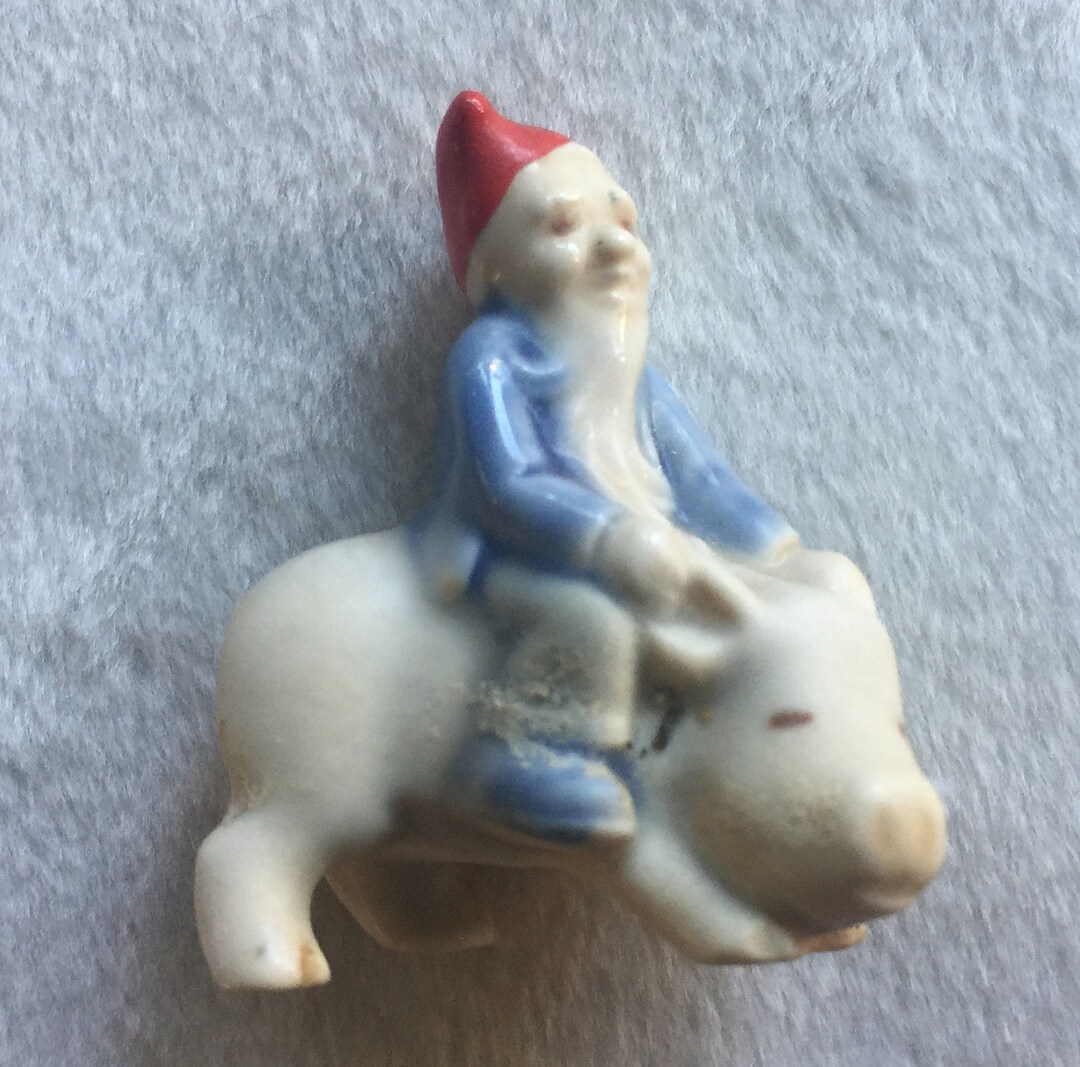 Tiny Elf, Miniature Elf, Ceramic Elf, Wade of England, Elf Collectible ...