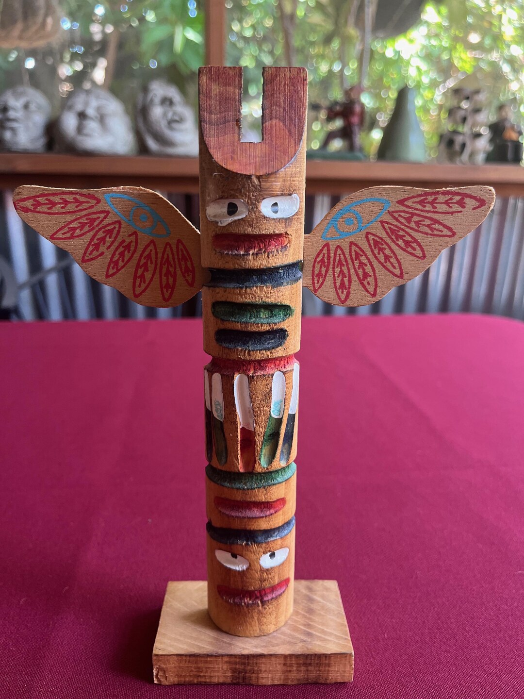Totem Pole, Native American, Old West Decor, Indigenous Art, Wood Art ...