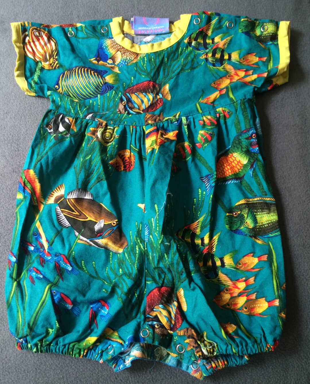 Baby Romper, Fish Jumper, Fish Bodysuit, Fish Jumpsuit, Summer Jumper ...