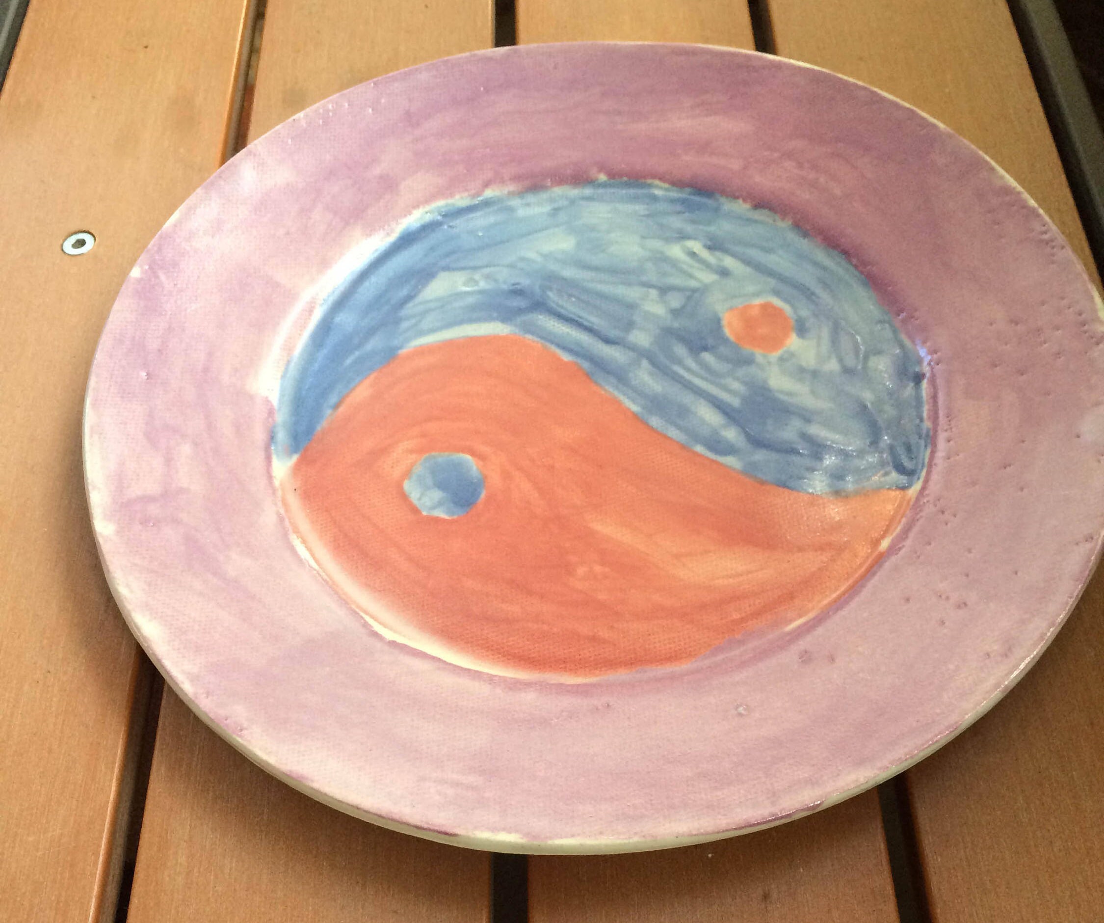 Yin Yang Plate, Yin Yang Art, Taoist Art, Chinese Plate, Philosophy Art ...