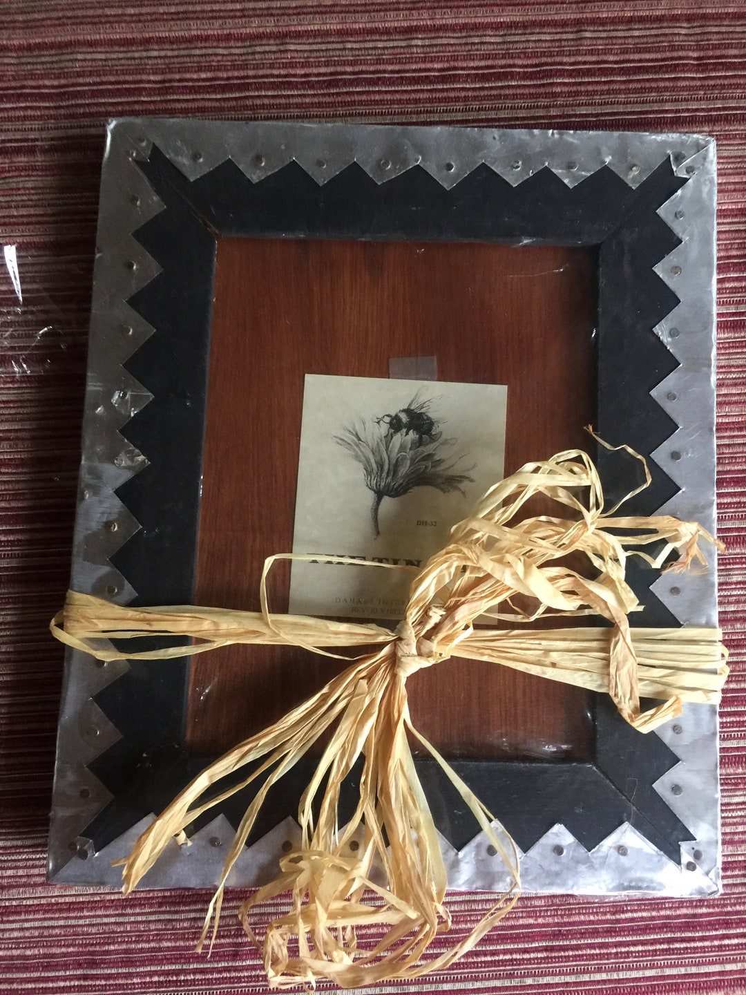 Exotic Photo Frame, Tin Frame, Photo Frame, Boho Frame, Decorative ...