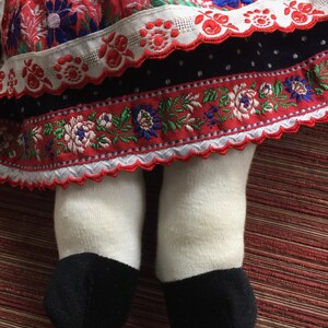 Lady Puppet, Hand Puppet, Folk Art Puppet, Woman Puppet, Retro Puppet ...