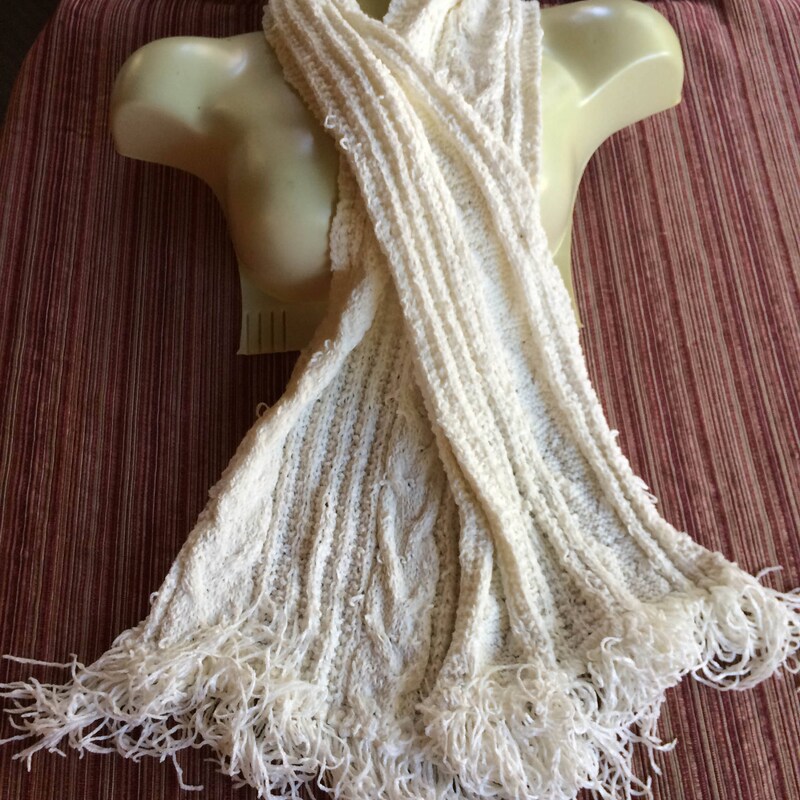 Off White Scarf - Etsy