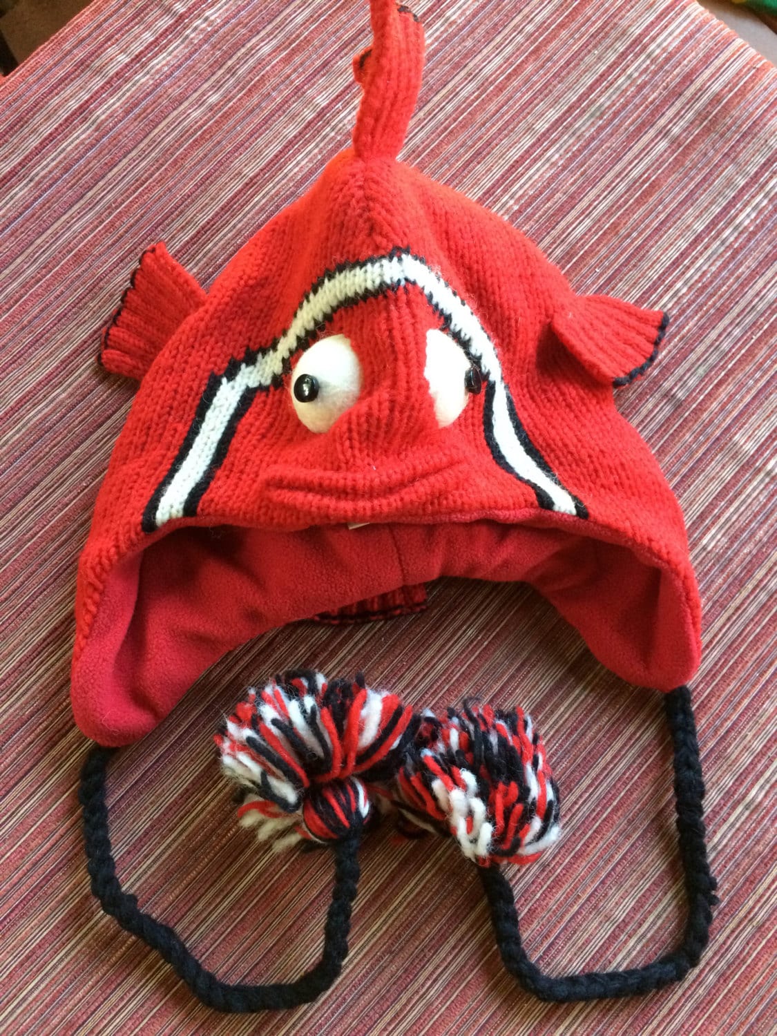 Fish Beanie Fish Hat Goldfish Hat Animal Hat Orange Knit - Etsy