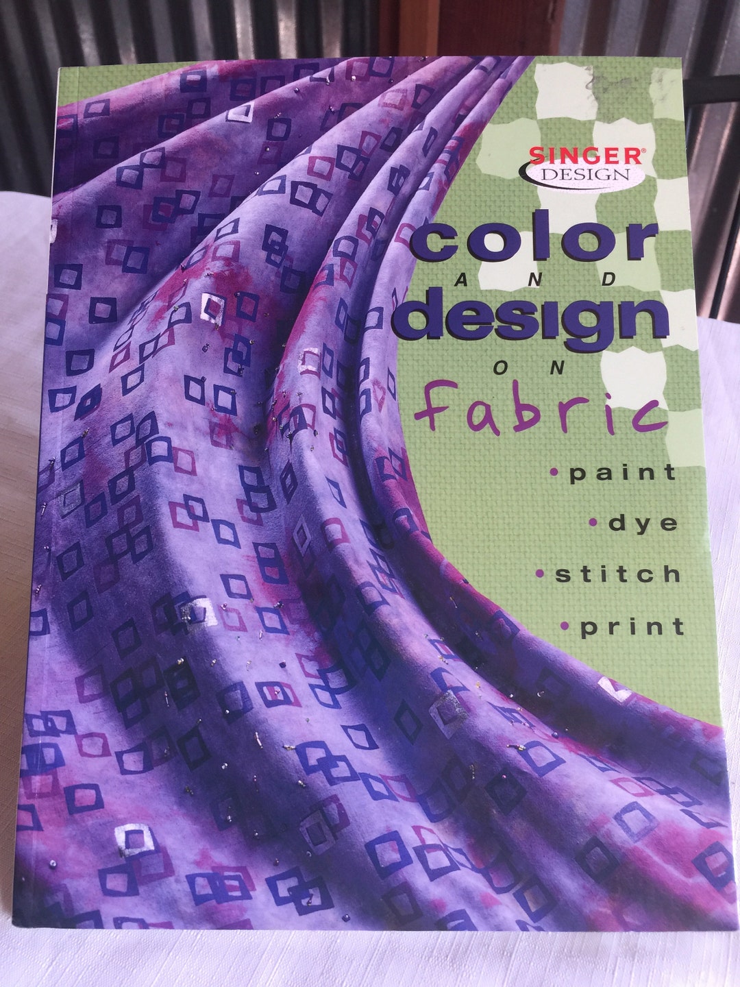 Fabric Art Book, How to Craft, Dying Cloth, Embroidery, Color Design ...