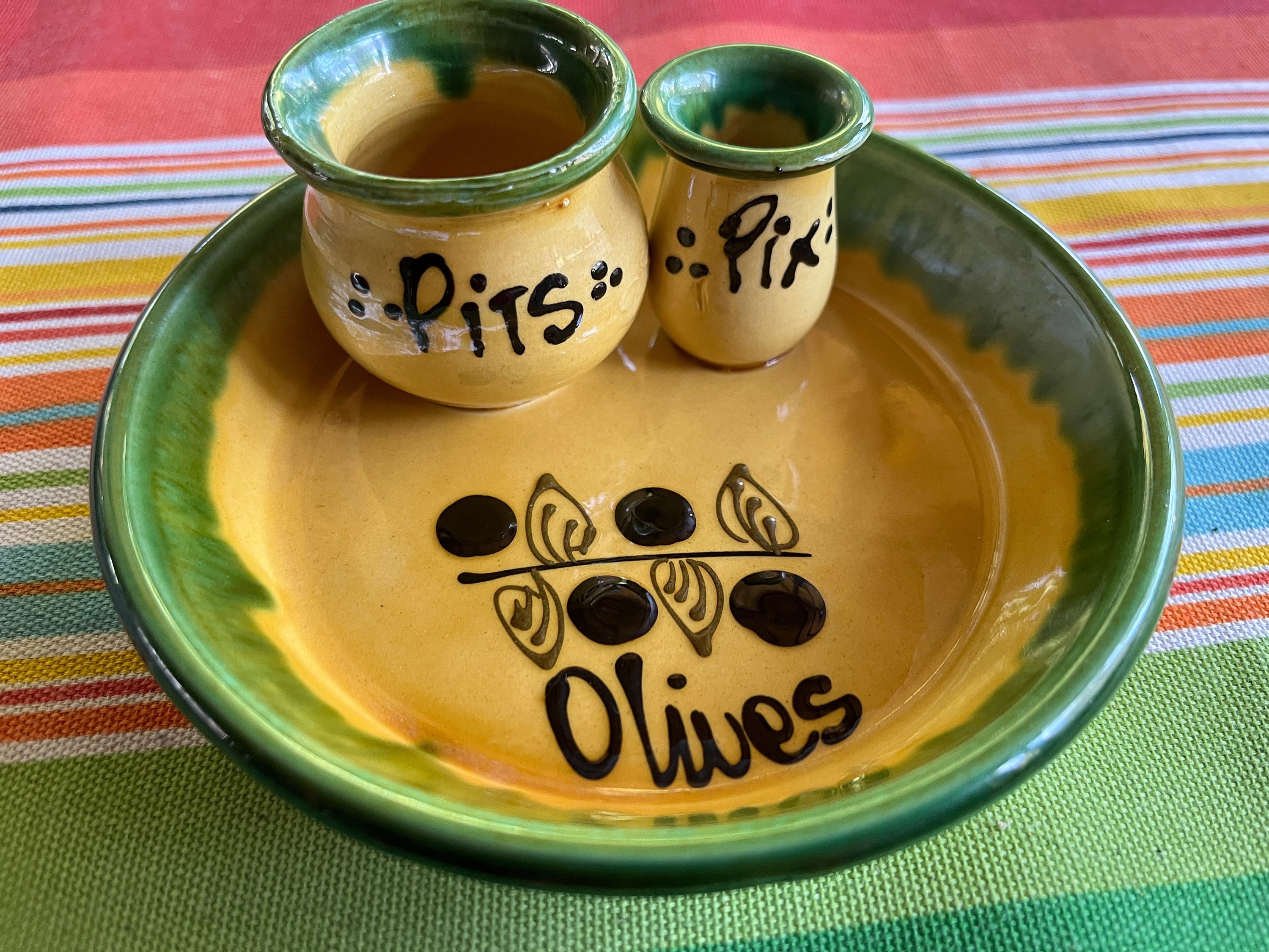 Olive Dish, Olive Tray, Section Dish, Modern Candy Dish, Divided Bowl ...