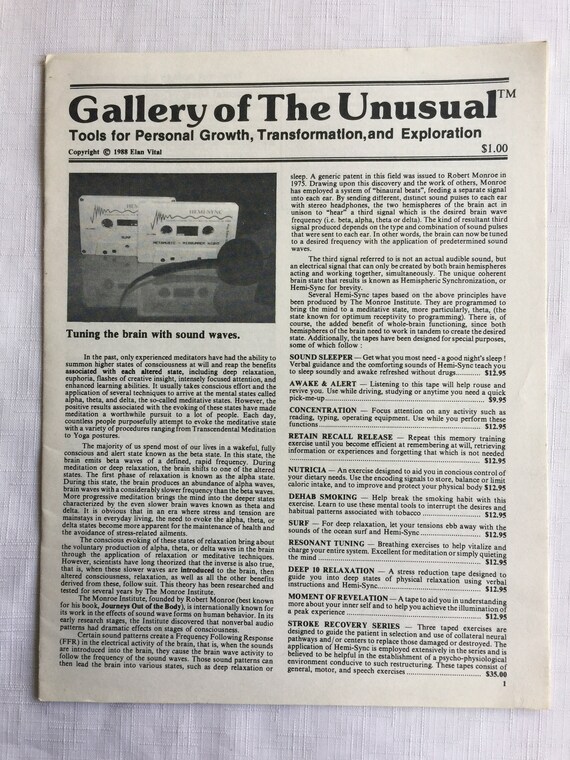 Unusual Tools Catalog