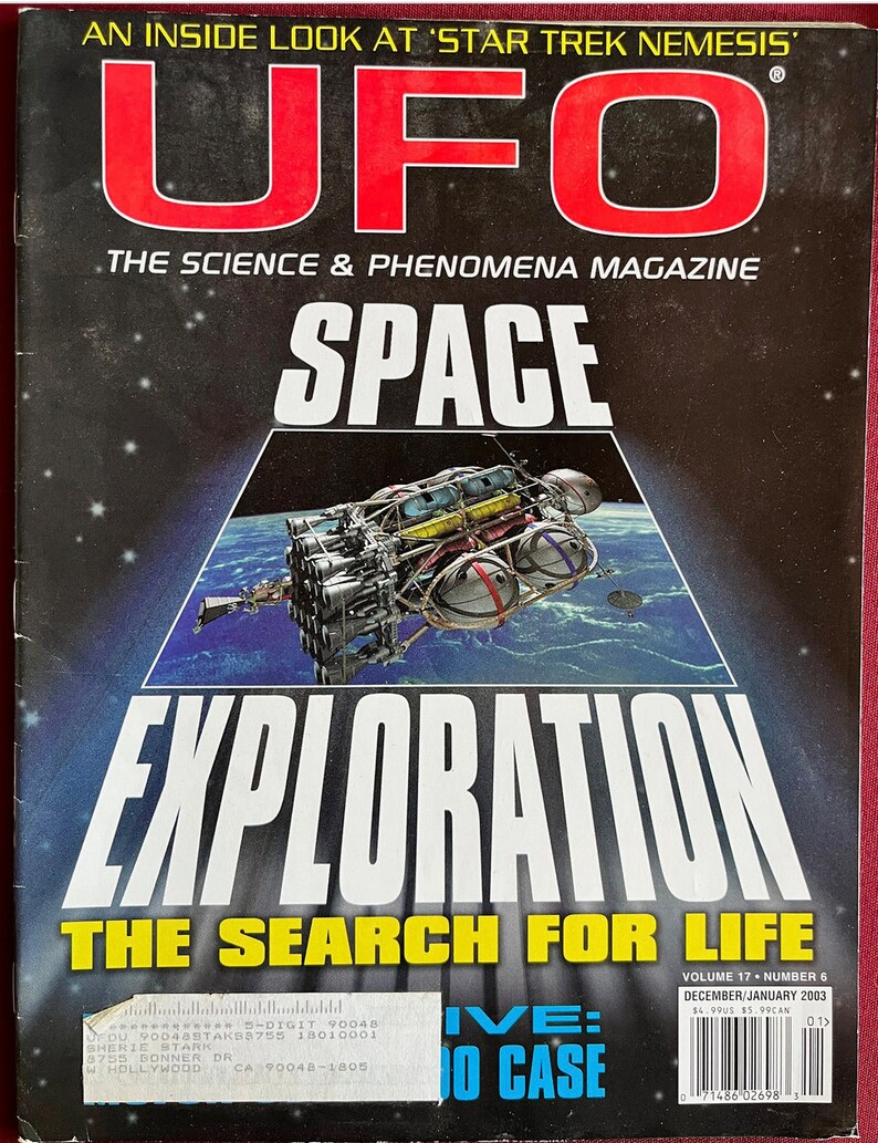 UFO Reports, 90s UFO Magazines, Phenomena Magazine, Science Magazine ...