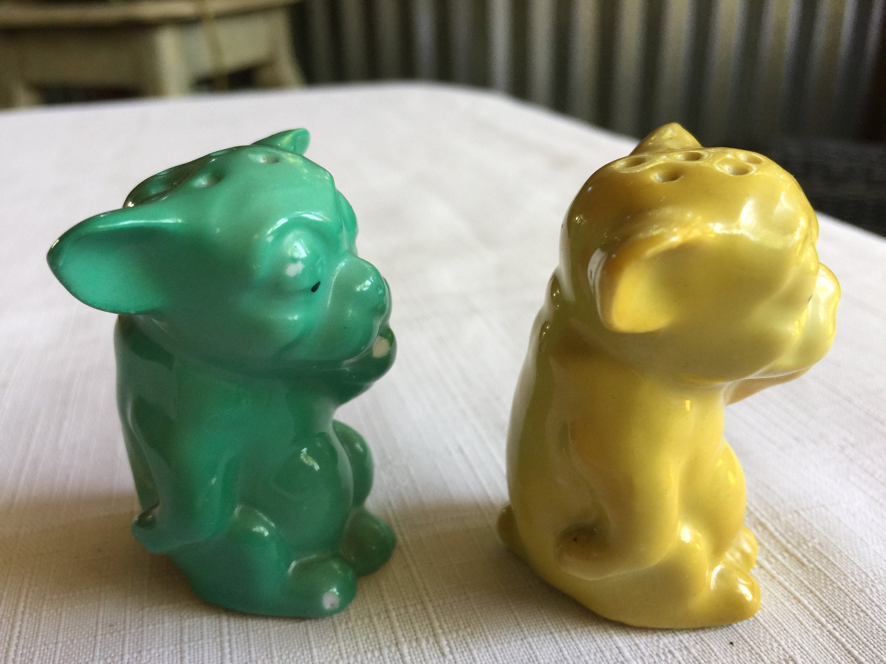 Dog Salt Pepper, Retro Salt Pepper, Dog Salt Shaker, Novelty Salt ...