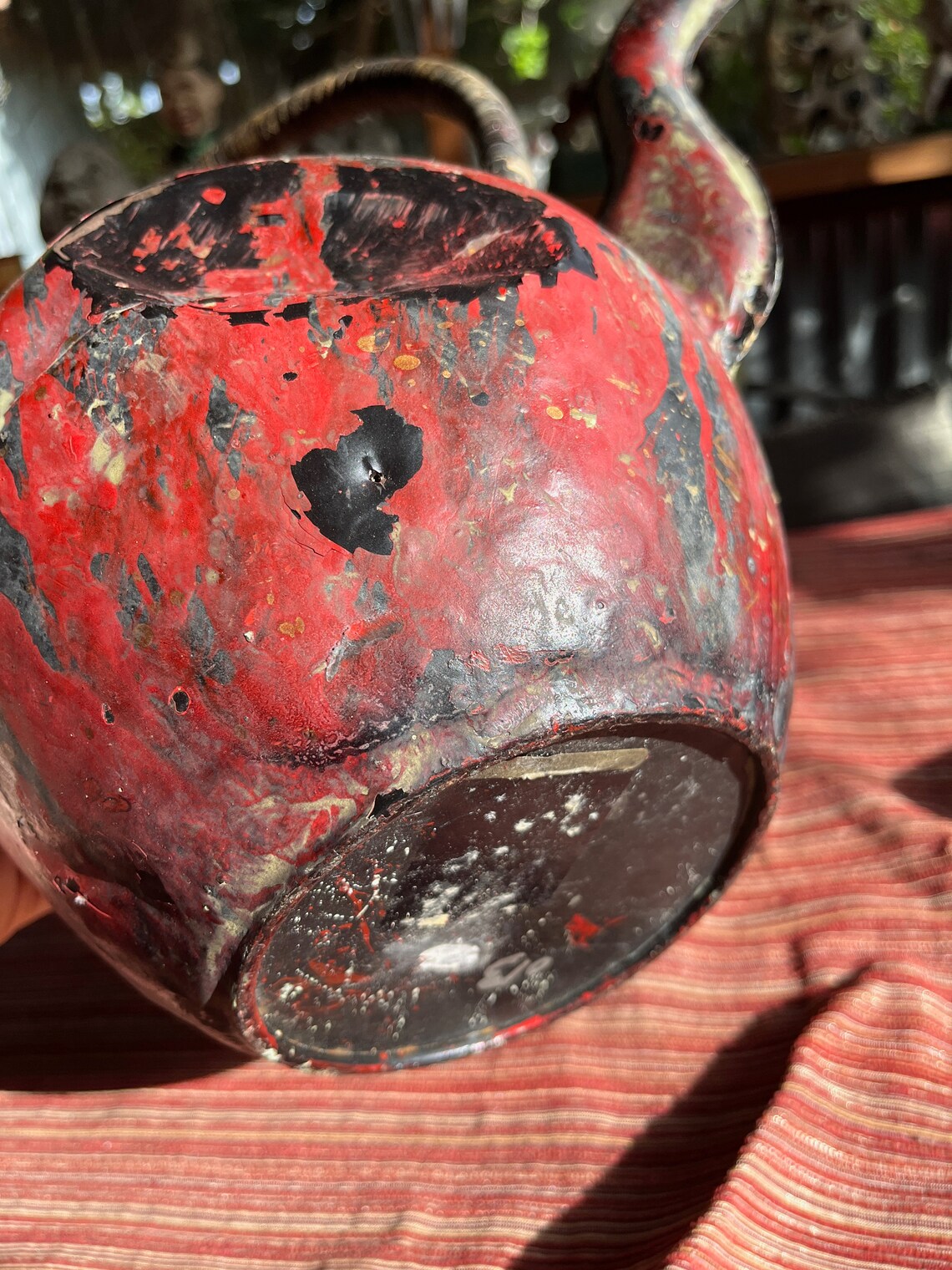 Halloween Teapot, Distress Prop, Halloween Prop, Witch Teapot, Scary ...