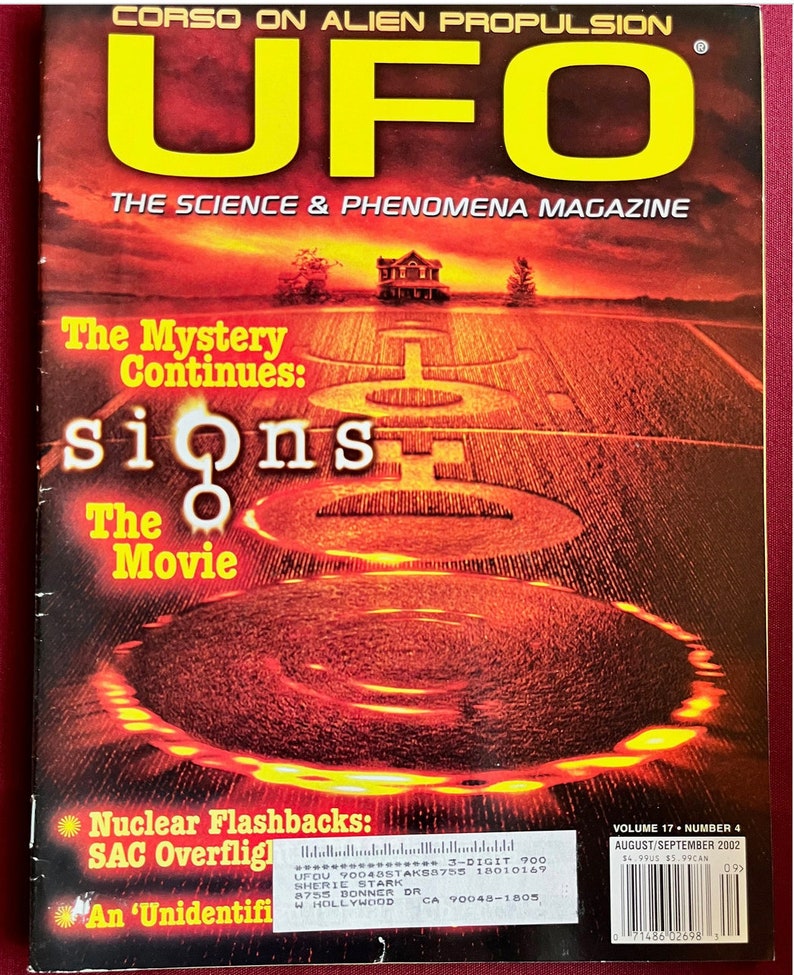 UFO Reports, 90s UFO Magazines, Phenomena Magazine, Science Magazine ...