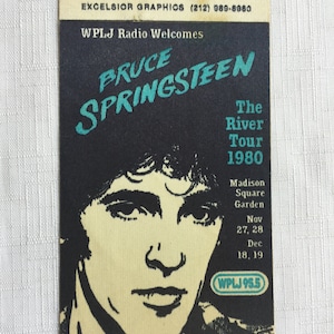 Bruce Springsteen, Backstage Pass, Rock Roll Souvenir, ROCK Collectible ...