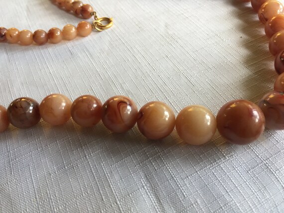 Autumn Necklace, Rust Bead, Retro Bead, Rust Necklace… - Gem