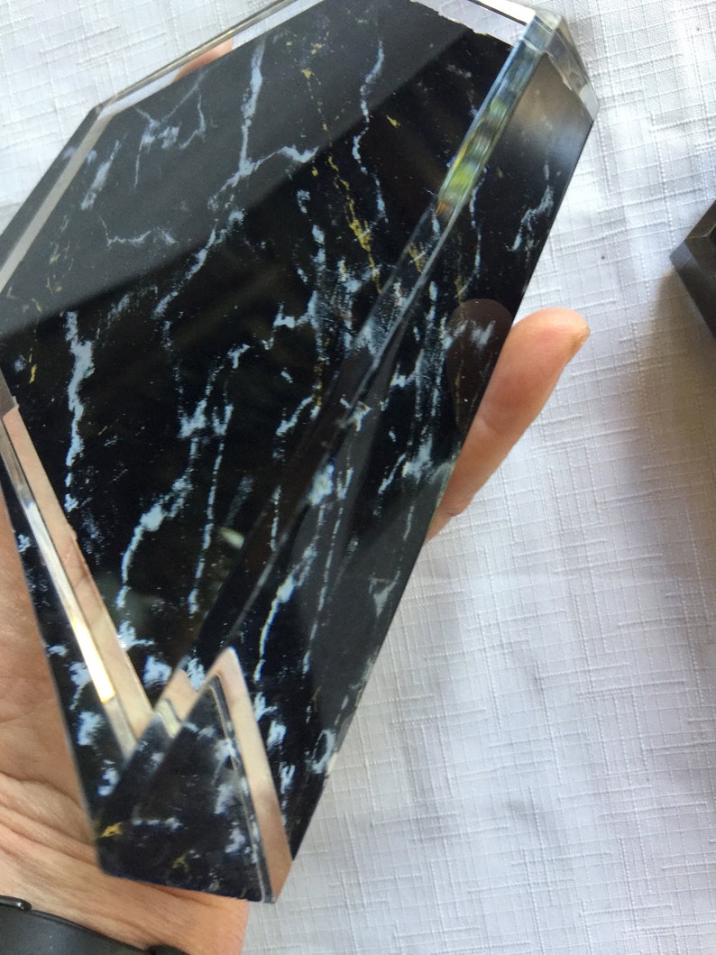 Modern Paperweight Acrylic Art Desk Art Acrylic - Etsy